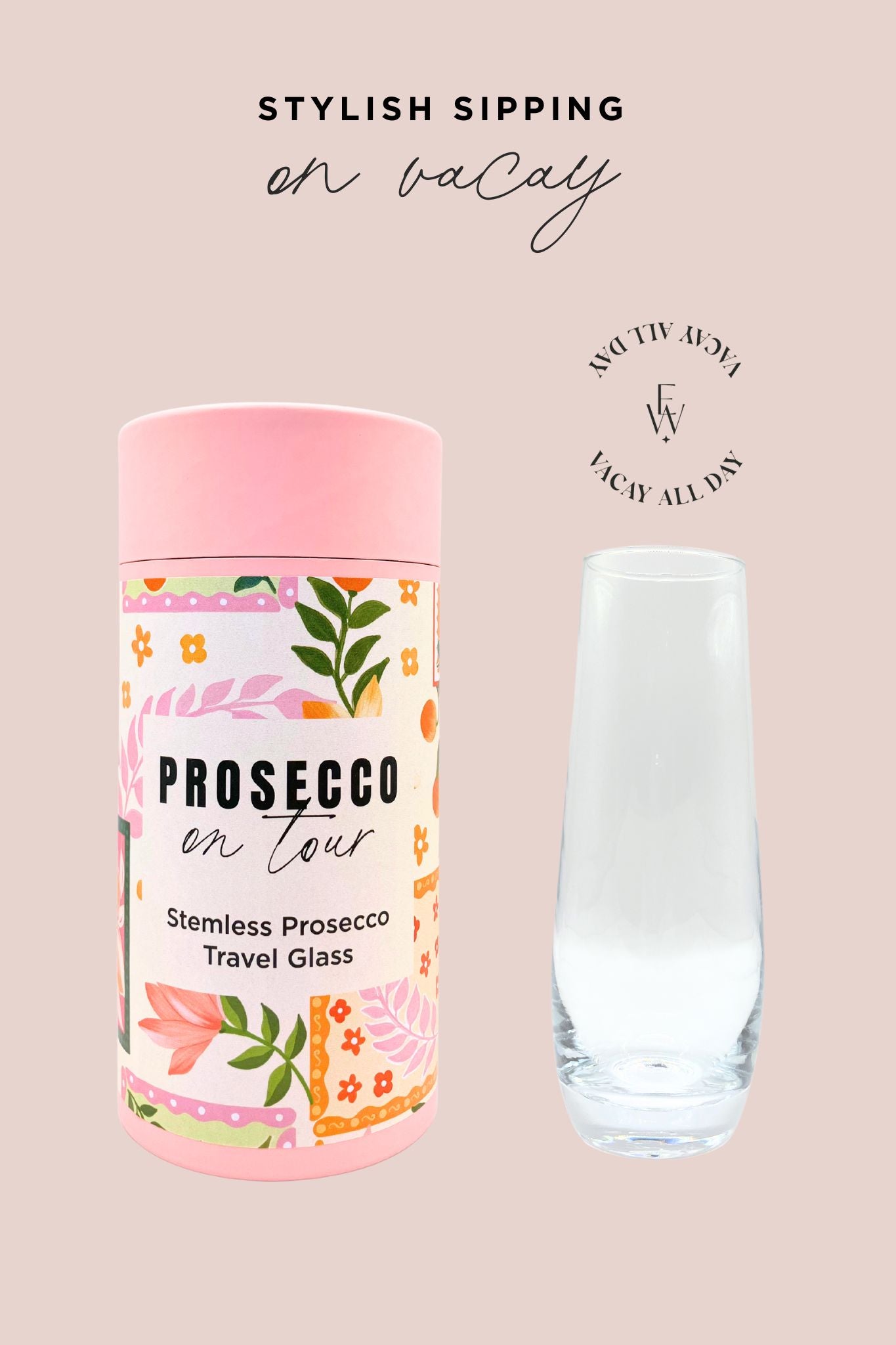 The Elsewhere Co | Travel Stemless Prosecco Glass – The Elsewhere Co.