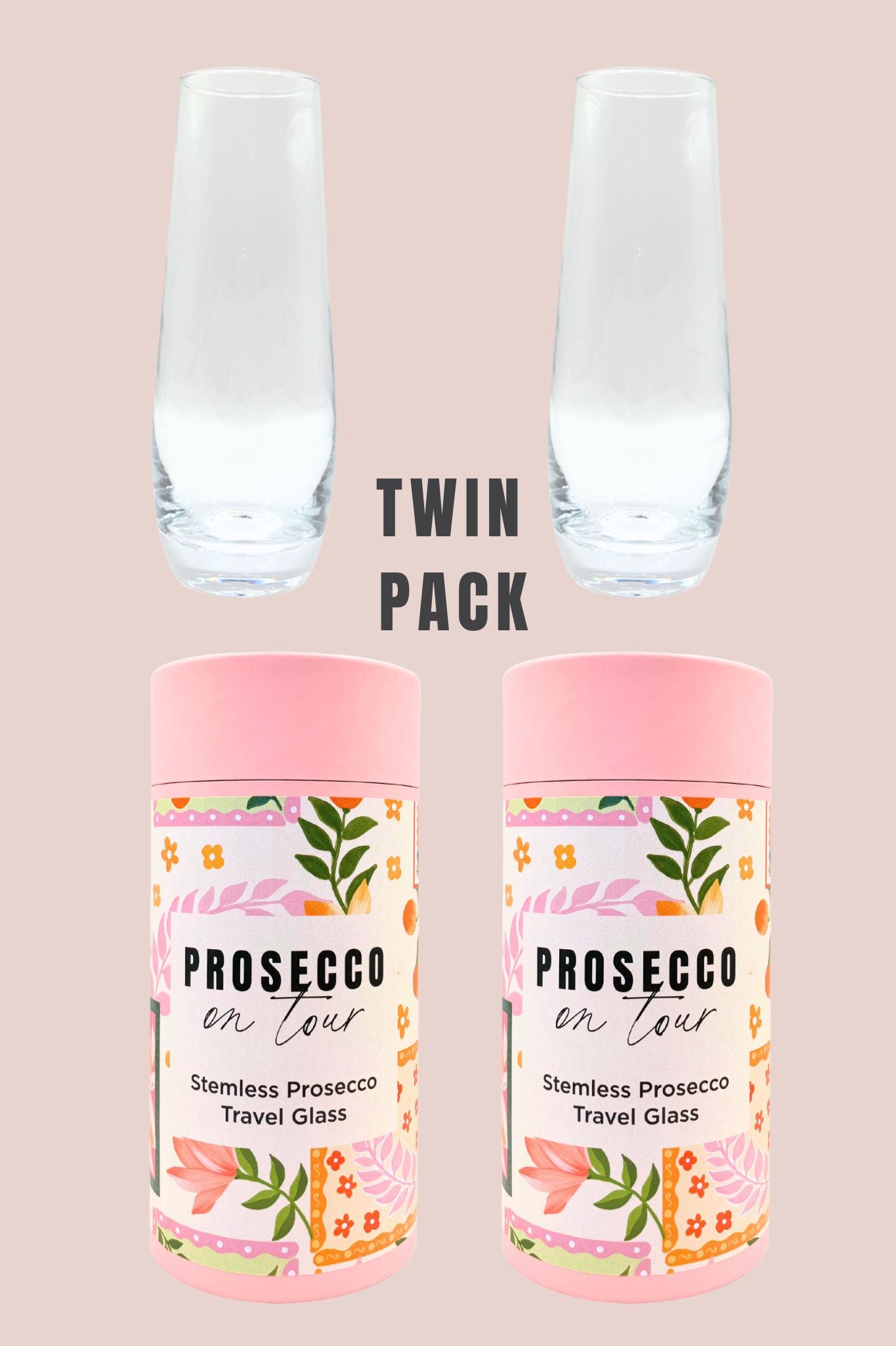 The Elsewhere Co | Travel Prosecco Glass Twin Set – The Elsewhere Co.
